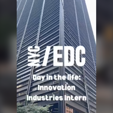 NYCEDC Summer Internship Program | NYCEDC