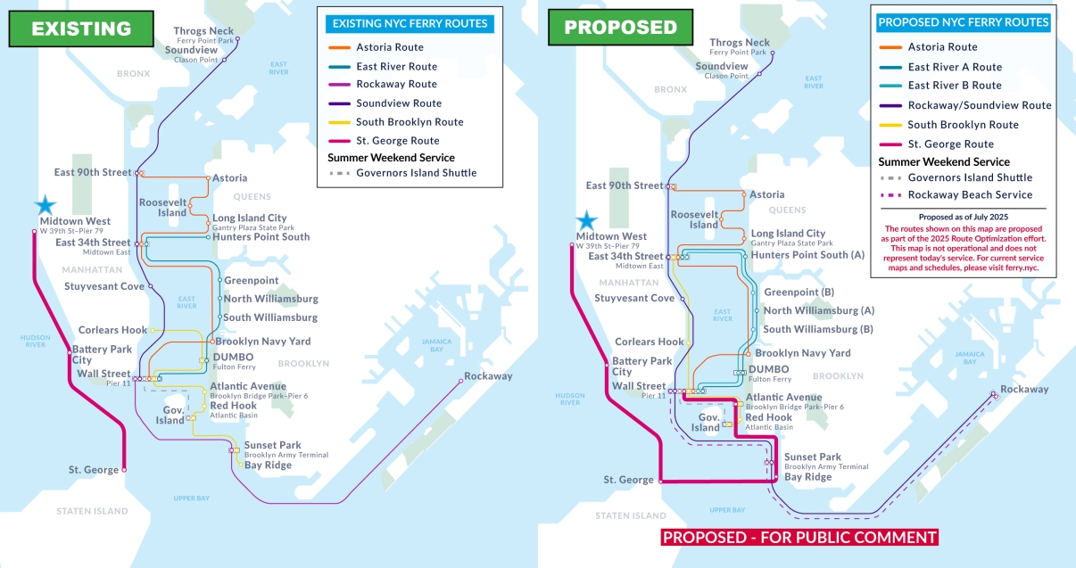 Proposed Changes by Landing | NYCEDC