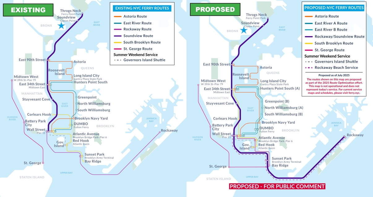 Proposed Changes by Landing | NYCEDC